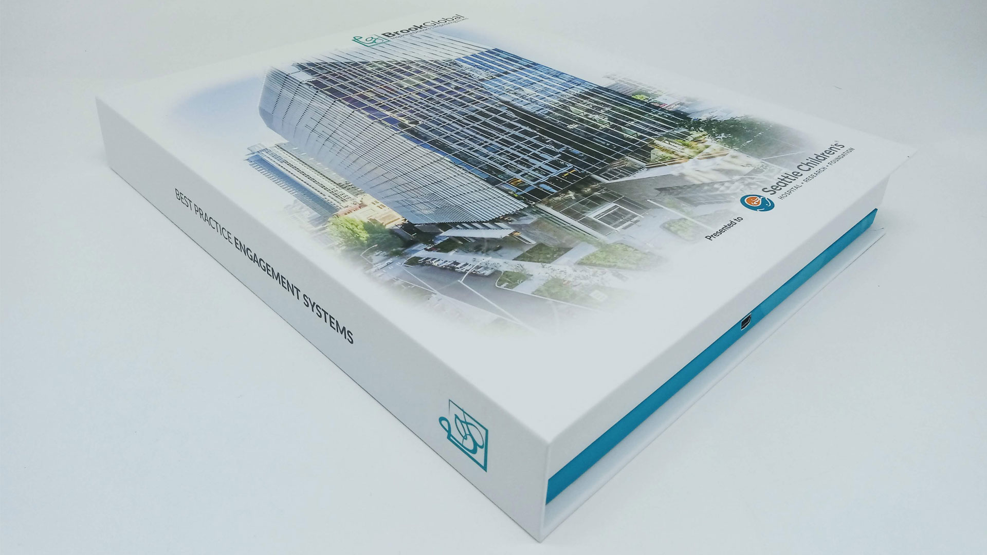 Corporate Doc-Box With Integrated Video Screen - Curveball