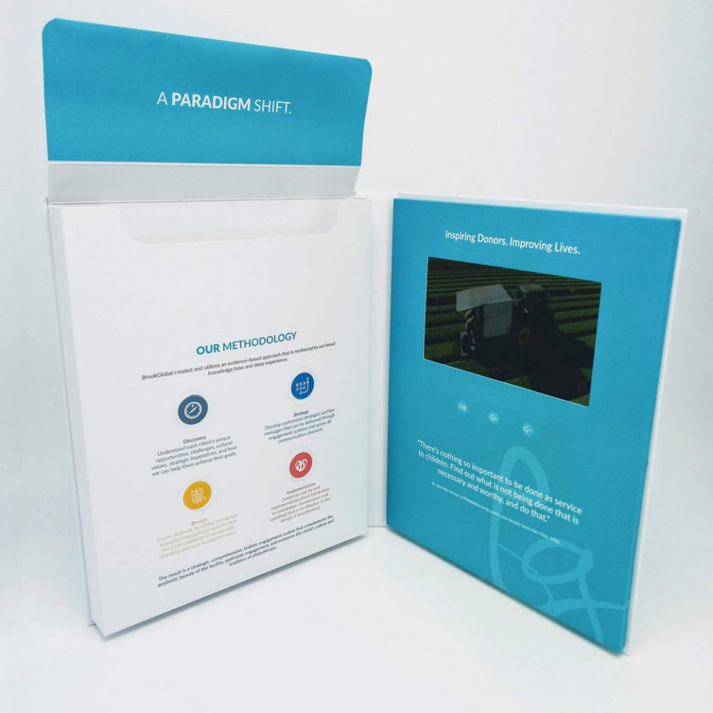 Corporate Doc-Box With Integrated Video Screen - Curveball